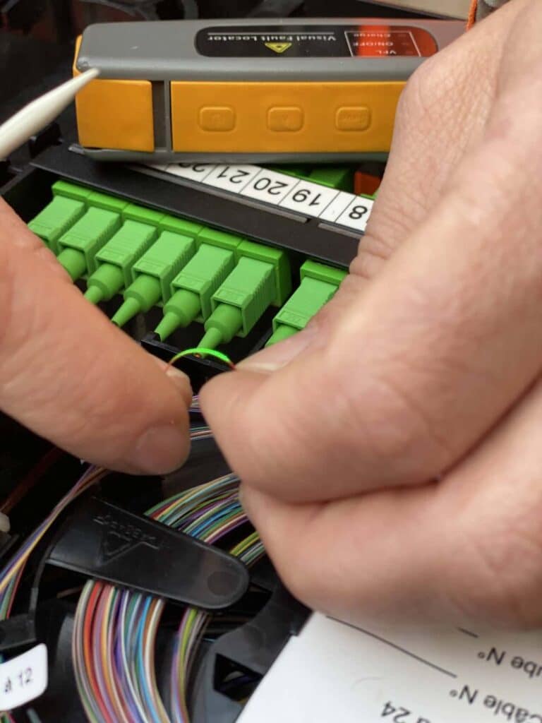 Dedicated optical fibre | FTTO | Covage